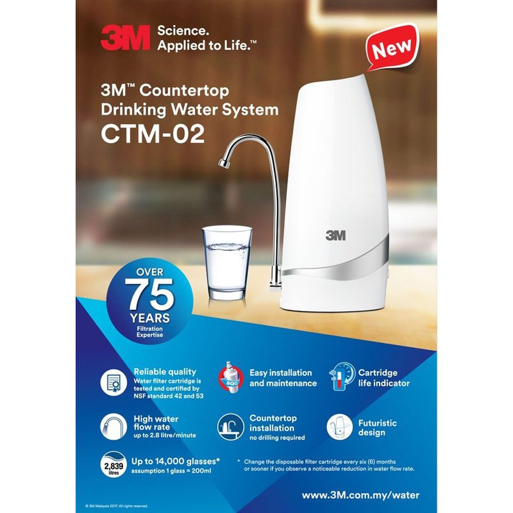 3M CTM02 – CounterTop Drinking Water System – My Store