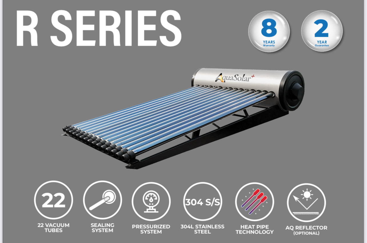 AQUA SOLAR-R SERIES 300 Litres Solar Water Heater – My Store